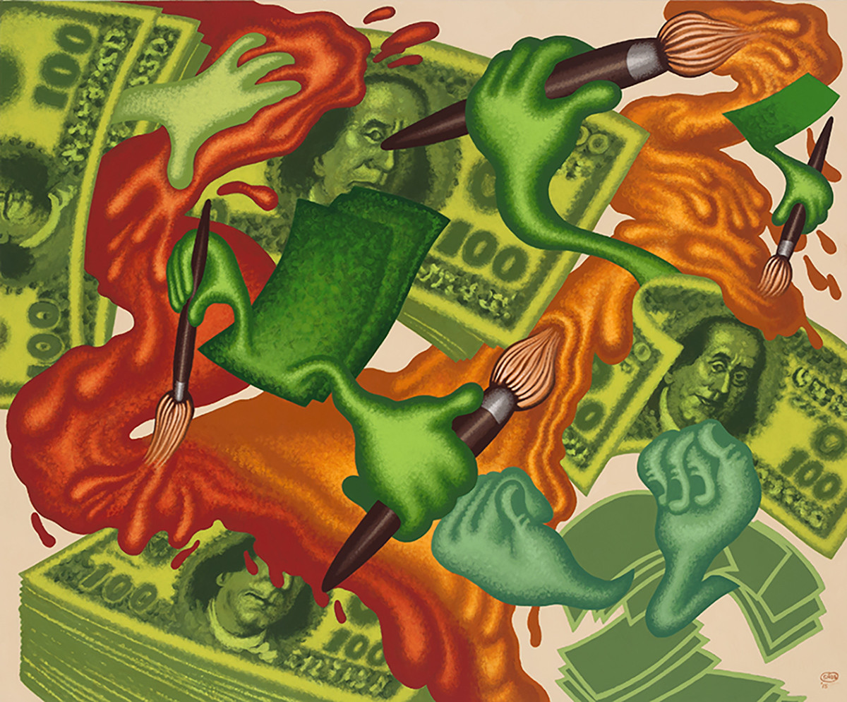 Peter Saul Six Classics - Works - Mary Boone Gallery